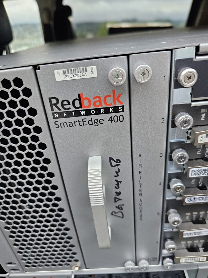 ERICSSON REDBACK NETWORKS SMARTEDGE 400 CHASSIS w/1*ENET10/100 1*XCRP3 ...