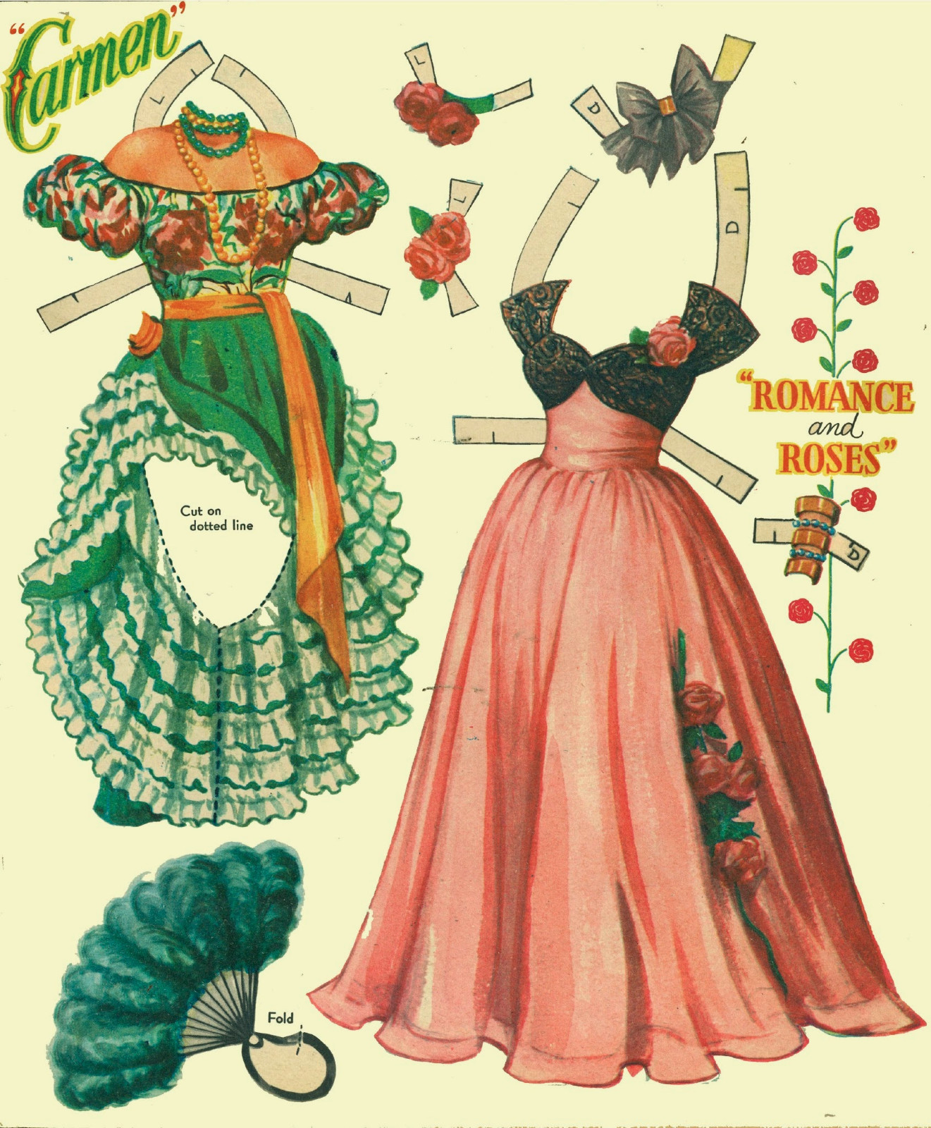 VINTAGE LEADING LADIES PAPER DOLLS HD LASER REPRO LO PRICE~HI QUAL~TOP ...