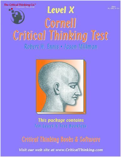 Cornell Critical Thinking Test Level X by Jason Millman and Robert ...