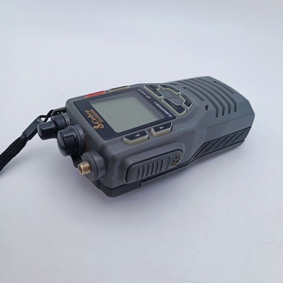 Cobra Marine MR HH325 Marine 6-Watt Submersible VHF Radio w/ Charger HH ...