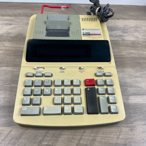 Texas Instruments Ti-5660 SuperView 12-Digits 2-Color Printing ...