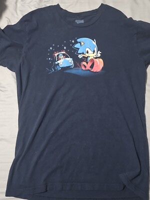 Official Sonic The Hedgehog T Shirt Speeding Ticket Eggman TeeTurtle | eBay