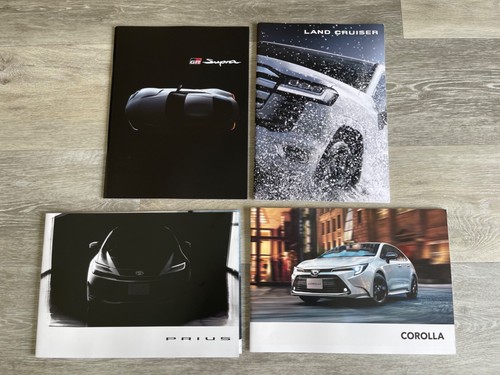 4 Brochure Toyota GR Supra Land Cruiser Prius Corolla Japan Catalog ...