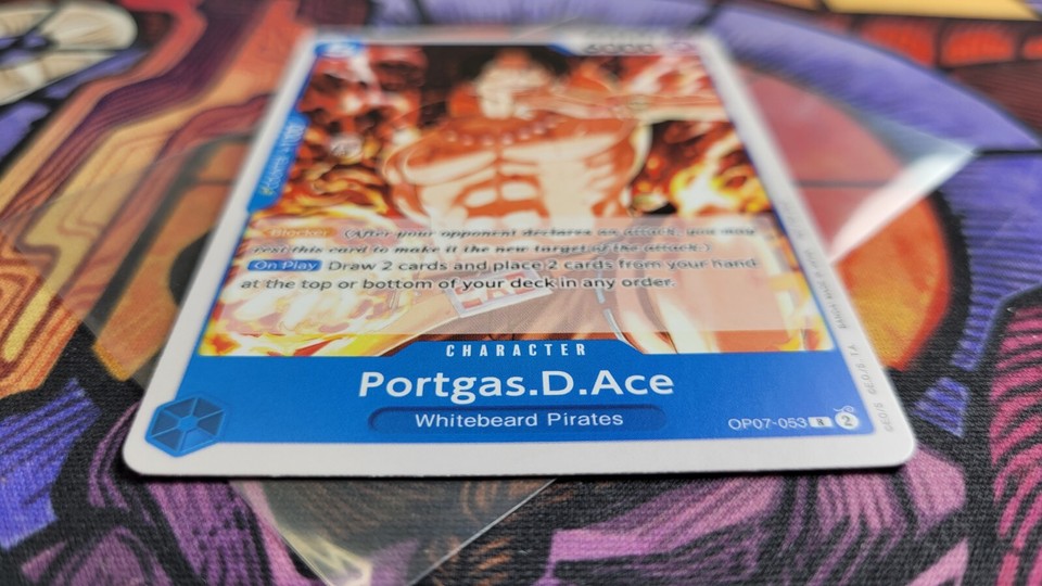 Portgas.D.Ace OP07-053 Tournament Pack 2024 Promo Prize One Piece Card ...