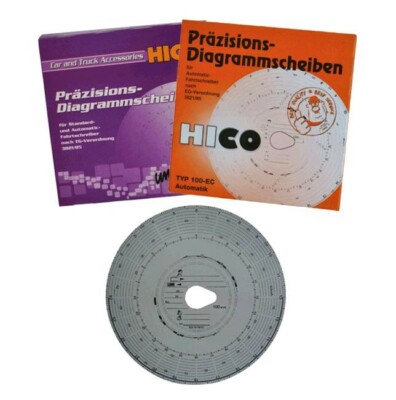 Tachograph Chart Cards 100kph (2 Packs - 200 Premium Quality Discs ...