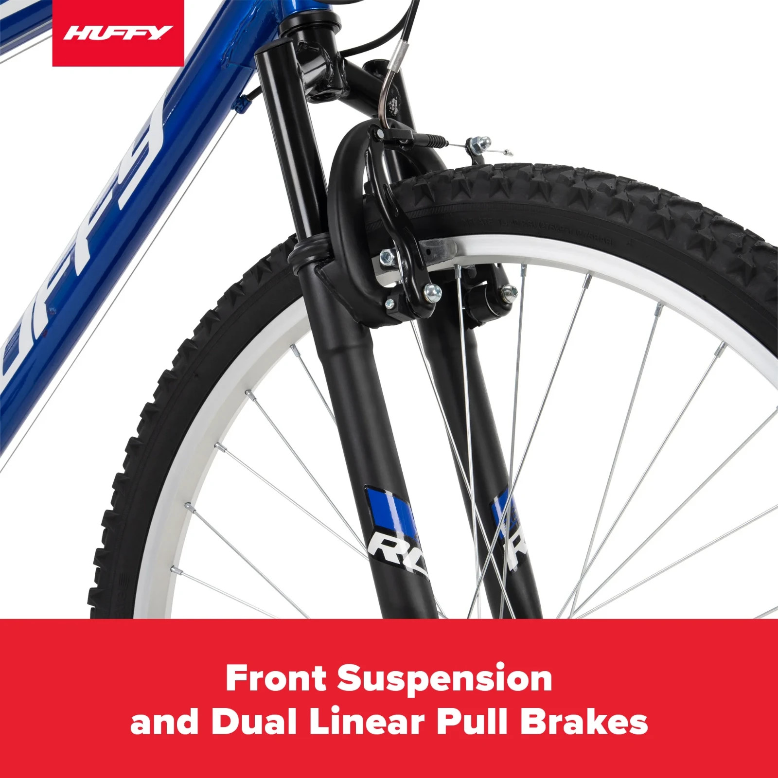 Huffy 26" Rock Creek Mountain Bike, Fits Riders 5'0"+, Blue, Adult, Men ...