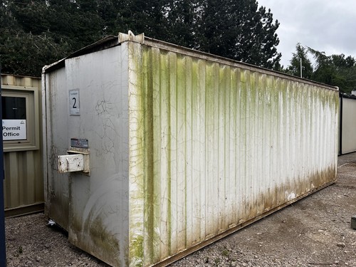 20ft storage container Site Cabin Secure Store Welfare Portable Building Garage | eBay UK
