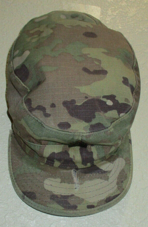 US Army Military Camo OCP Hat Combat Uniform Cap L 7-1/2 Worn | eBay