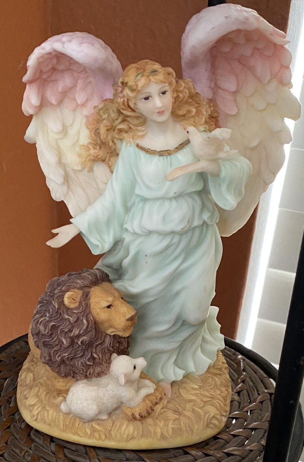 SERAPHIM CLASSIC SERENA ANGEL OF PEACE # 74106 FIGURINE WITH LION & LAMB 7 1/2” | eBay