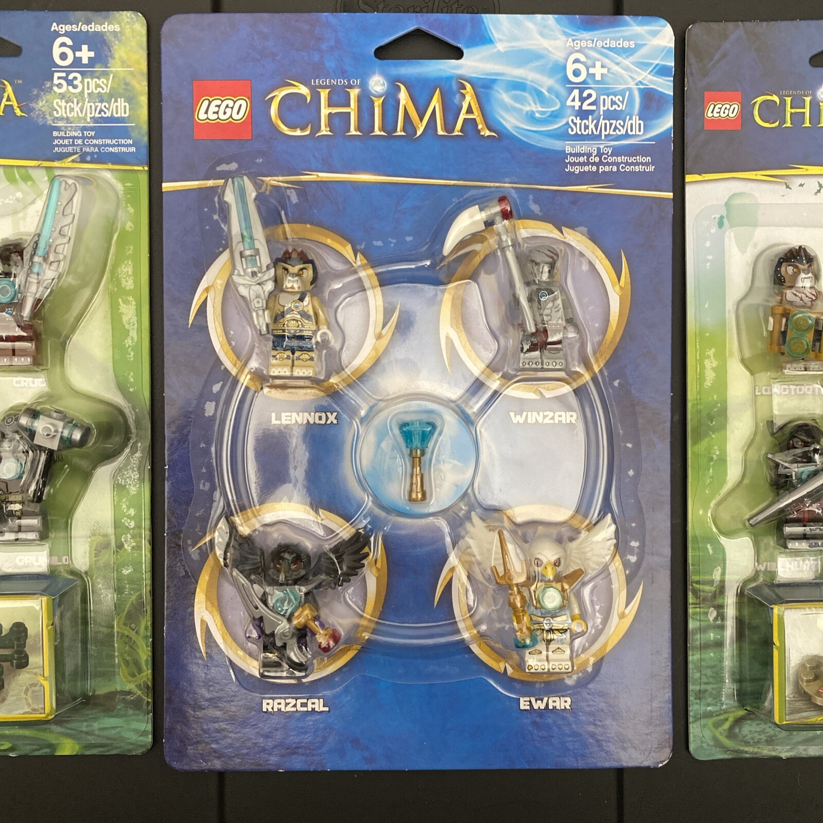 LEGO LEGENDS OF CHIMA MINIFIGURES ACCESSORY SETS BUNDLE Qty 2 - 850910 ...