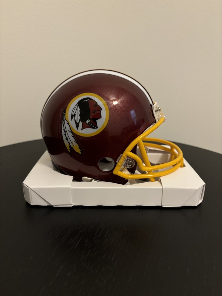 Washington Redskins Custom Mini Football Helmet Riddell VSR4 With Box ...