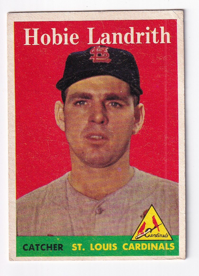 Hobie Landrith 1958 Topps ML Baseball Trading Card # 24 Cardinals | eBay