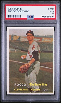 1957 TOPPS 212 ROCCO COLAVITO ROOKIE PSA 7 105859516 | eBay
