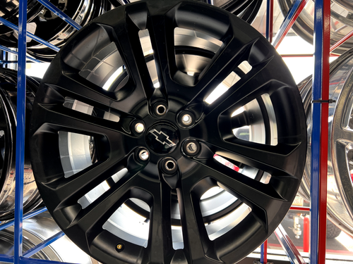 X4 OEM CHEVY RIMS/WHEELS SATIN BLACK HIGH COUNTRY 6X139MM 6 Y SPOKE GMC ...