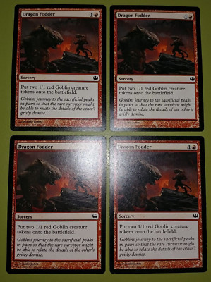 Dragon Fodder x4 Knights vs. Dragons 4x Playset Magic the Gathering | eBay
