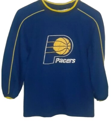 NBA Indiana Pacers Retro Team Logo Graphic Long Sleeve Shirt By Puma ...