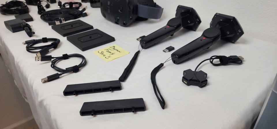 RARE VALVE HTC Vive 🔥PROTOTYPE 🔥 Developer VR Headset Complete Set Full ...