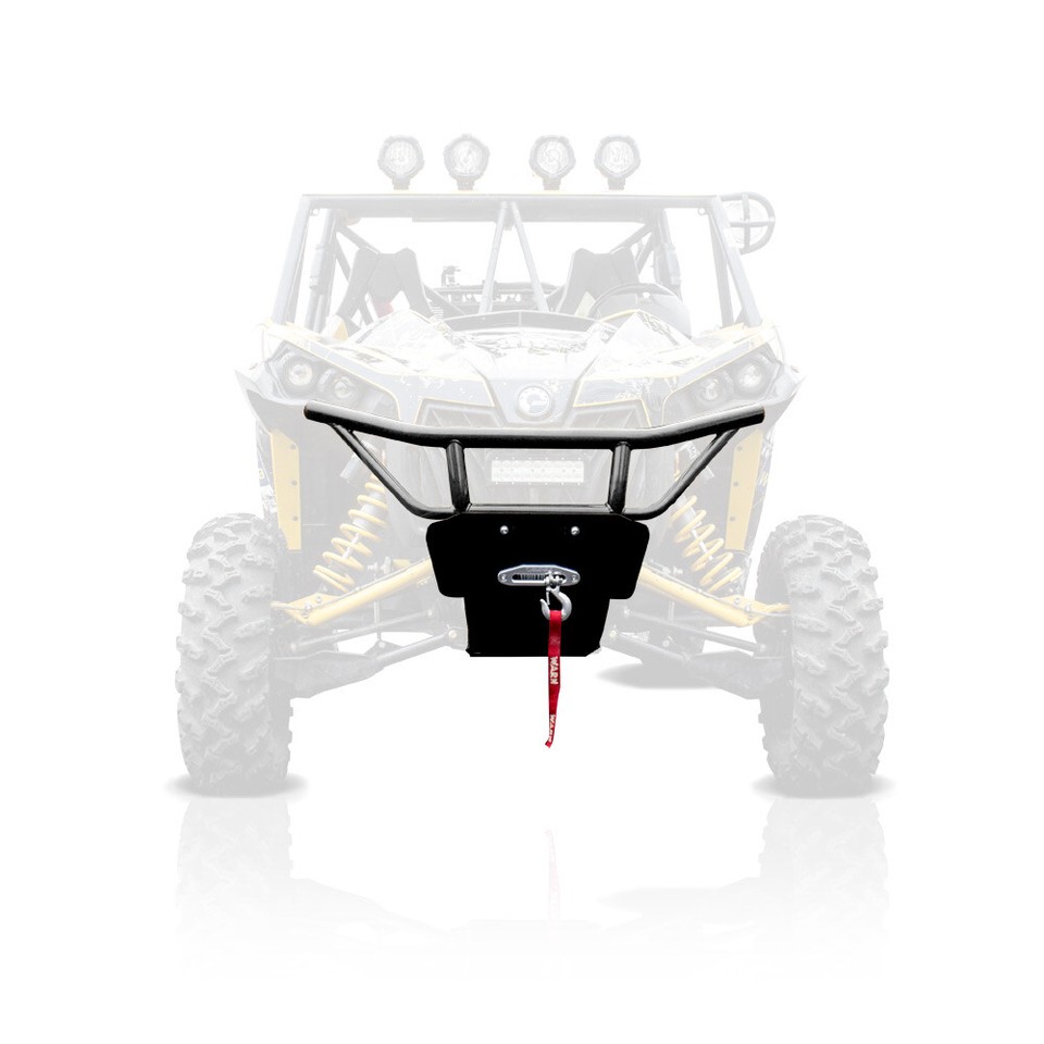 HMF Racing HD Defender Front Bumper Guard UTV Yellow Can-Am Maverick | eBay