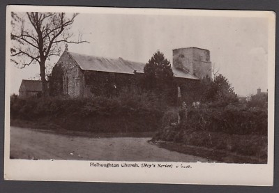 Postcard Helhoughton Church near Fakenham Norfolk early RP Roy Series ...