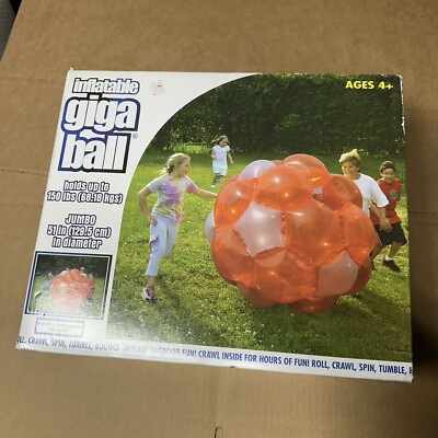 Jumbo 51" Inflatable GIGA BALL Ages 4+ Holds Up to 150lbs GigaBall | eBay