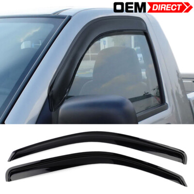 Fits 04-12 Chevy Colorado Standard Cab 2PCS Acrylic Window Visors ...