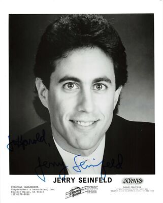 Jerry Seinfeld Actor Comedian Signed Autograph 8 x 10 Photo reprint | eBay