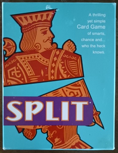 SPLIT Card Game - Parker Brothers/Hasbro - 2-6 Players - Adults ...