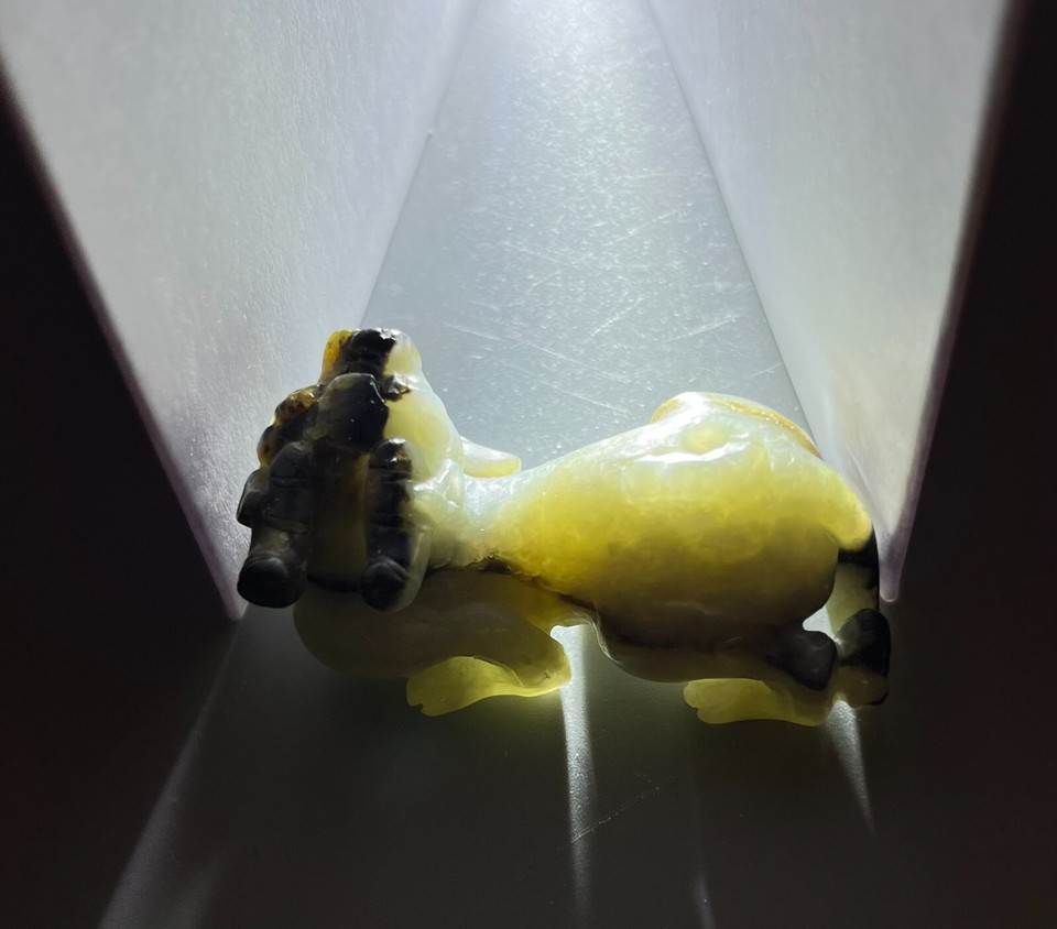 Chinese Archaic Jades-49 HAN DYN A MYTHICAL BEAST, BIXIE 漢 · 玉辟邪 | eBay