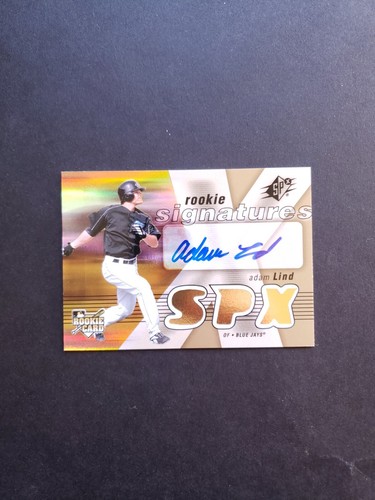 ADAM LIND 2007 Upper Deck SPx Rookie Signatures Auto Autograph #109 | eBay