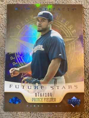 2005 Upper Deck Artifacts Future Stars /#076/100 Prince Fielder #259 RC ...