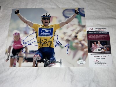 Lance Armstrong Signed 8x10 Photo Tour De France Champion Legend JSA ...