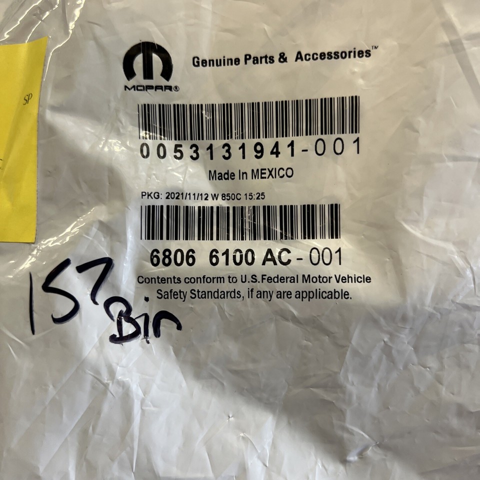 New OEM Genuine Mopar Charger 11-17 Wiring Battery Negative Cable ...