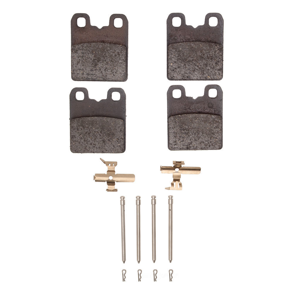 Disc Brake Pad Set-5000 Advanced Brake Pads - Low Metallic and Hardware ...