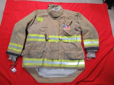 MORNING PRIDE DRD 46 x 29/35 x 32 Firefighter Turnout Bunker Gear COAT ...