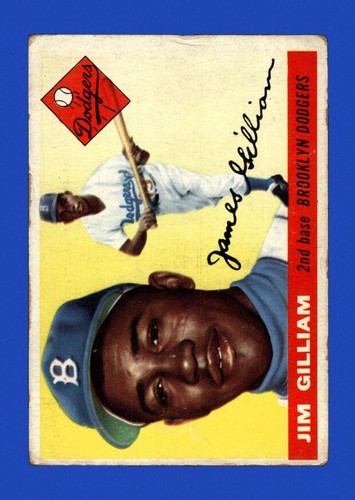 1955 Topps Set-Break # 5 Jim Gilliam LOW GRADE (crease) *GMCARDS* | eBay