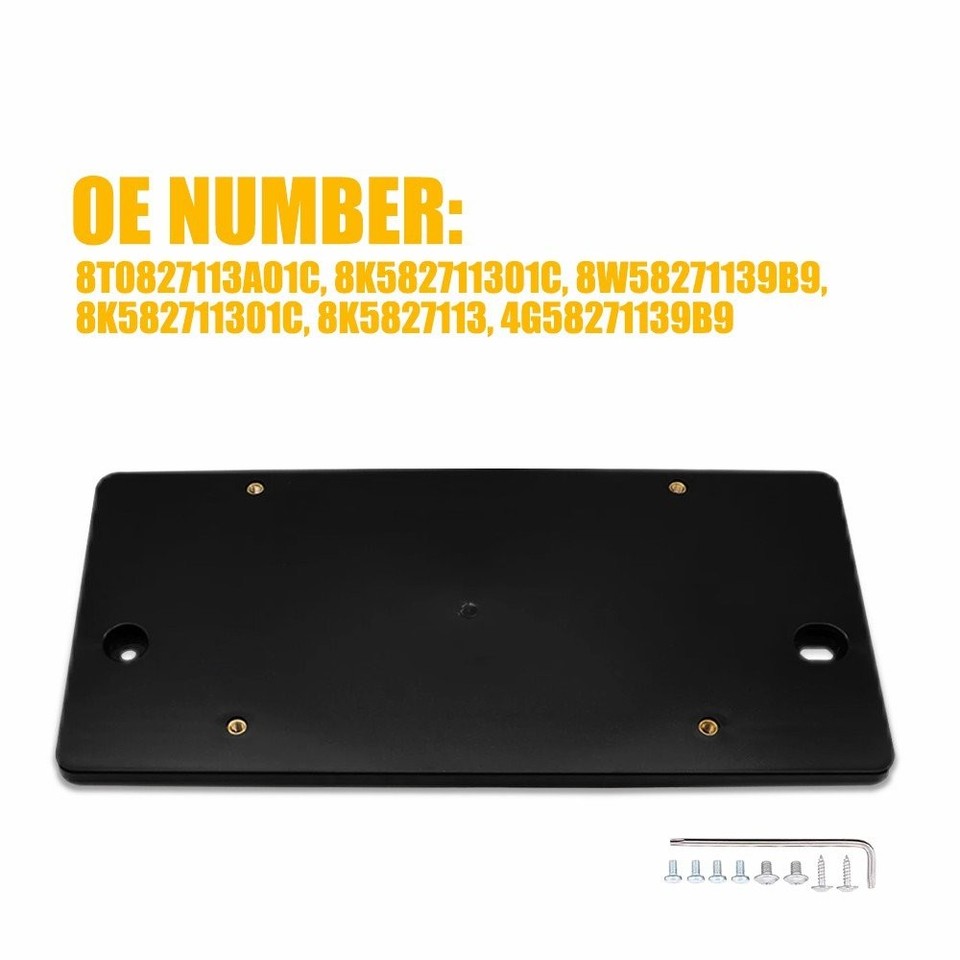 For 2009-23 AUDI SQ5 Q5 Rear License Plate Tag Holder Mounting Bracket ...