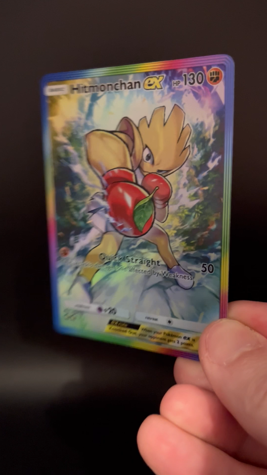 Hitmonchan ex - Holo Fan Card Pokémon TCG Pocket Art | Mega Rising | eBay