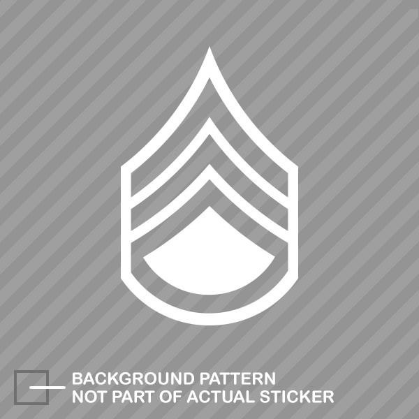 E-6 Staff Sergeant Rank Sticker Decal Vinyl SSG OR-6 E6 US Army | eBay