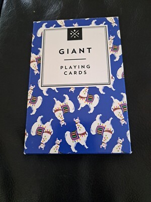 WS Game Company Giant Novelty Playing Cards | eBay