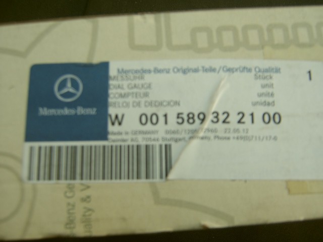 Mercedes-Benz Dial Gauge 001 589 32 21 00 Special Tool for sale online ...