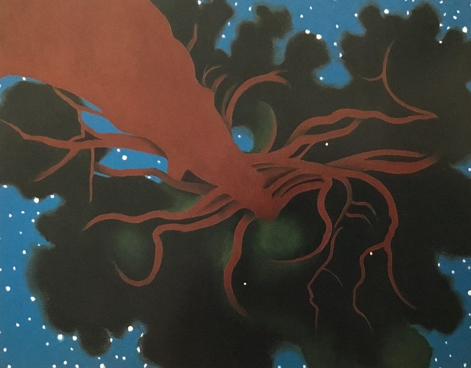 Georgia O'Keeffe The Lawrence Tree Custom Framed Print | eBay