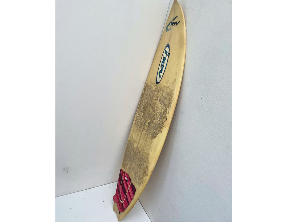 Vintage 90s NEV Future Shapes Surfboard - Handshaped - 6'4" - FCS | eBay