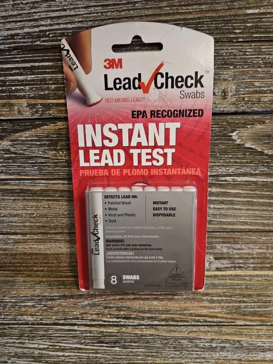 3M Lead Check Swabs Test Kit - 8 Swabs - EPA Recognized | eBay