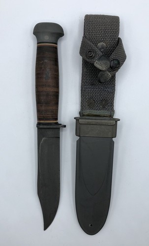 WWII US Navy PAL RH-35 Combat Commando Knife Mark 1 USN Scabbard, All ...