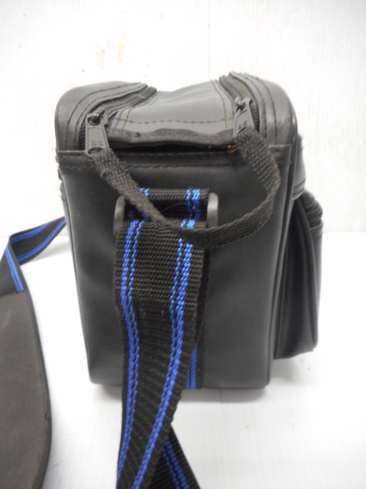 Kalimar Black Leather Camera Carrying Bag 3 Pocket | eBay