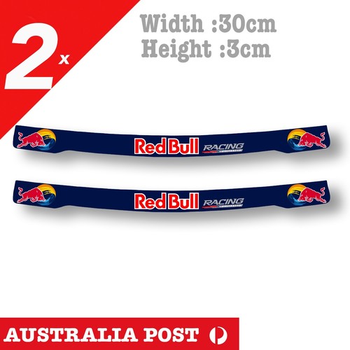 RED BULL Racing AUSTRALIA Logo Motorcycle Helmet Visor Stickers | eBay ...