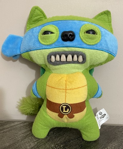 Nickelodeon TMNT Leonardo Fuggler Plush Ninja Turtle LIMITED EDITION ...