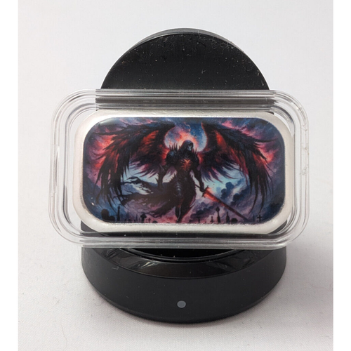 Fallen Angel, HayleyBug Mint 2 oz .999 Silver Art bar #18 of 35 Mintage ...