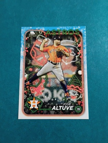 2024 Topps Holiday Jose Altuve Houston Astros 2B Baseball Card Number ...