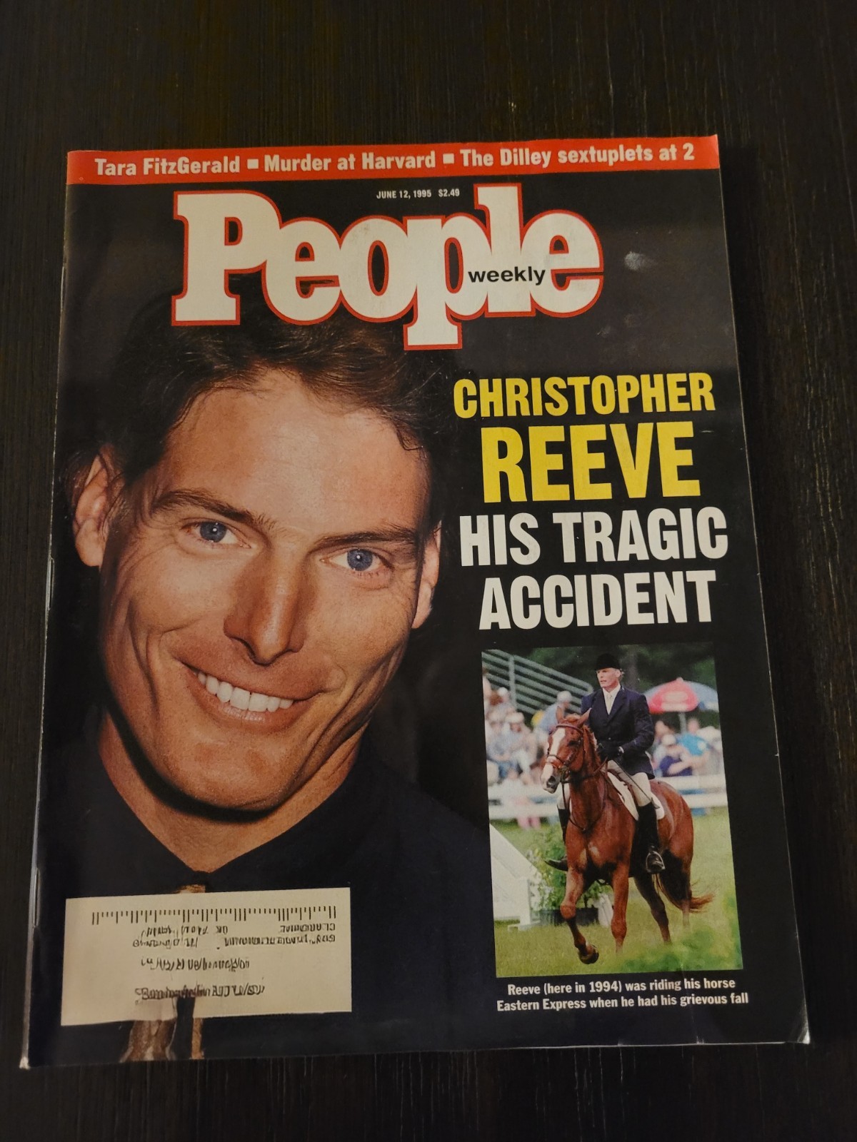 People Magazine June 12 1995 Christopher Reeve His Tragic Accident | eBay